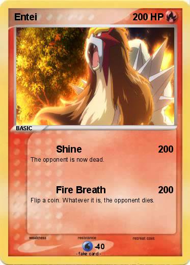 Pokémon Entei 2107 2107 - Shine - My Pokemon Card