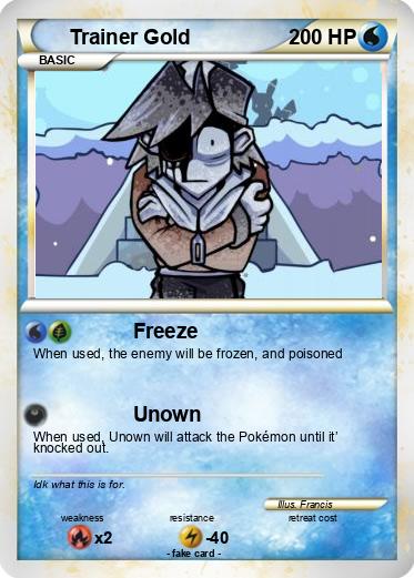 Pokémon Trainer Gold 2 2 - Freeze - My Pokemon Card