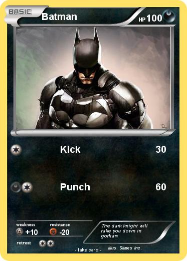 Pokémon Batman 2609 2609 - Kick - My Pokemon Card