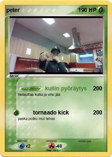 Pokémon peter 1790 1790 - kullin pyöräytys - My Pokemon Card