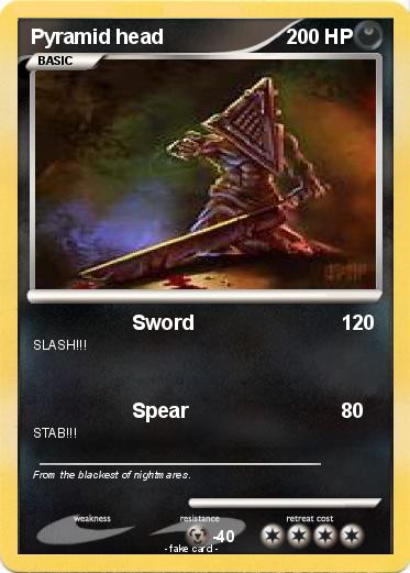 Pokémon Pyramid head 27 27 - Sword - My Pokemon Card