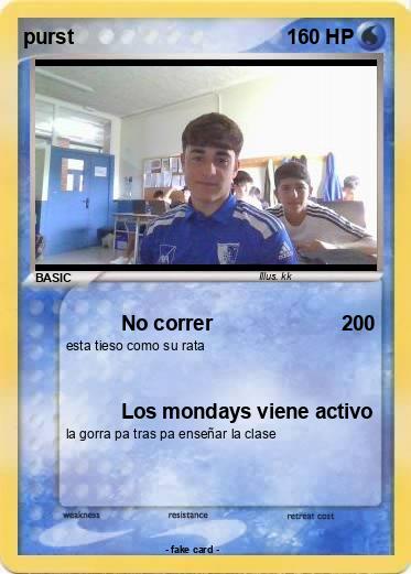 Pokémon purst - No correr - My Pokemon Card