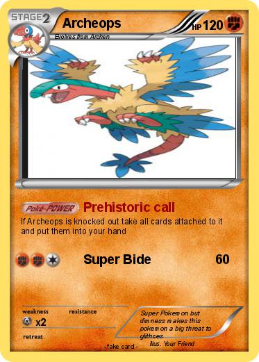 Pokémon Archeops 60 60 - Prehistoric call - My Pokemon Card
