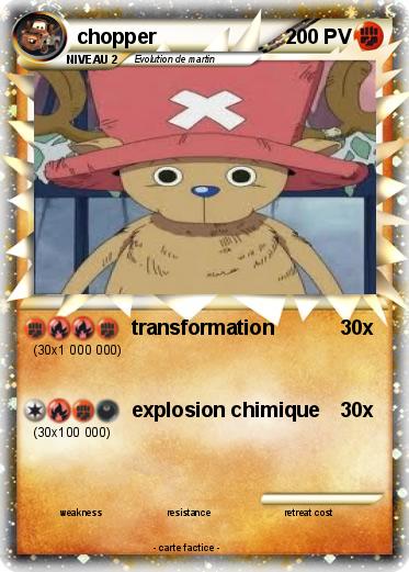 Pokémon chopper 136 136 - transformation - Ma carte Pokémon