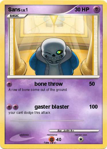 Pokémon Sans 889 889 - bone throw - My Pokemon Card