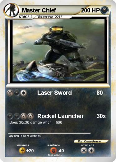 Pokémon Master Chief 340 340 - Laser Sword - My Pokemon Card