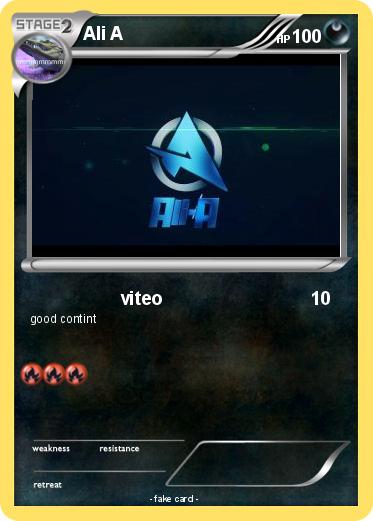 Pokémon Ali A 335 335 - viteo - My Pokemon Card