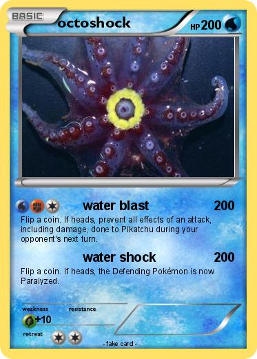 Pokémon octoshock - water blast - My Pokemon Card