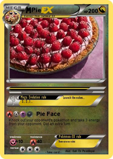 Pokémon Pie 425 425 - Pie Face - My Pokemon Card