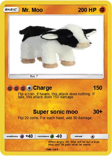 Pokémon Mr Moo 23 23 - Charge - My Pokemon Card