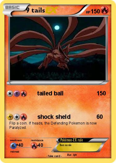 Pokémon 9 tails 14 14 - tailed ball - My Pokemon Card
