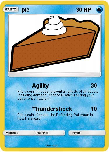 Pokémon pie 415 415 - Agility - My Pokemon Card