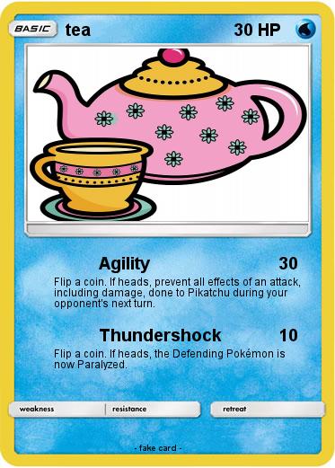 Pokémon tea 65 65 - Agility - My Pokemon Card