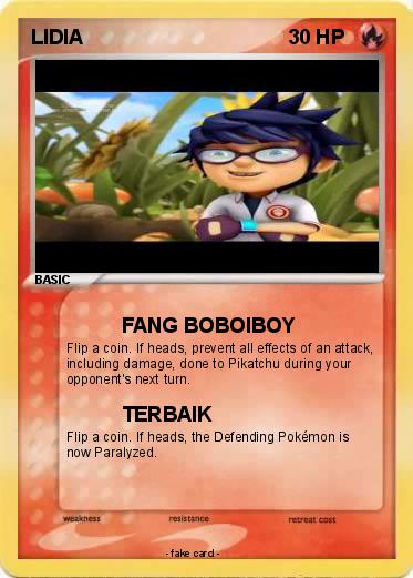 Pokémon LIDIA 6 6 - FANG BOBOIBOY - My Pokemon Card