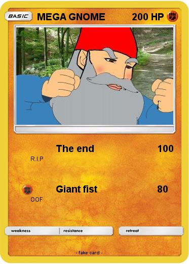 Pokémon MEGA GNOME 1 1 - The end - My Pokemon Card