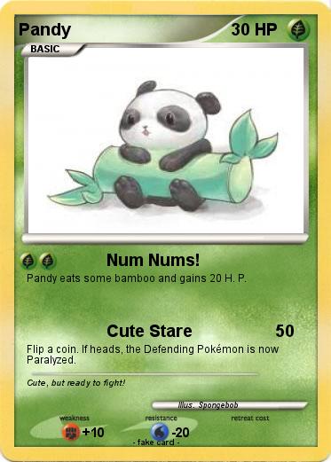 Pokémon Pandy 30 30 - Num Nums! - My Pokemon Card