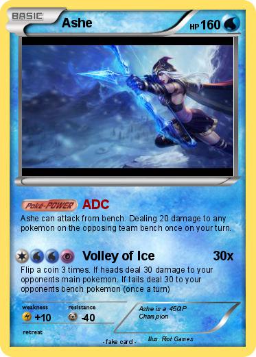 Pokémon Ashe 40 40 - ADC - My Pokemon Card