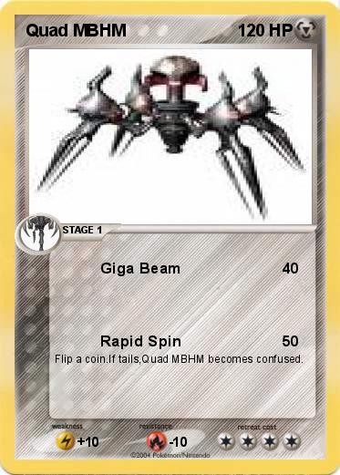 Pokémon Quad MBHM - Giga Beam - My Pokemon Card