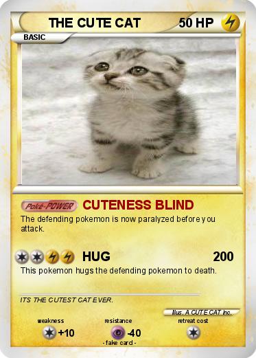 Pokémon THE CUTE CAT - CUTENESS BLIND - My Pokemon Card