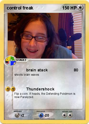 Pokémon control freak - brain atack - My Pokemon Card