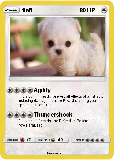Pokémon flafi - Agility - My Pokemon Card