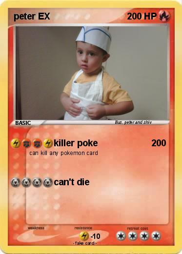 Pokémon peter EX 6 6 - killer poke - My Pokemon Card
