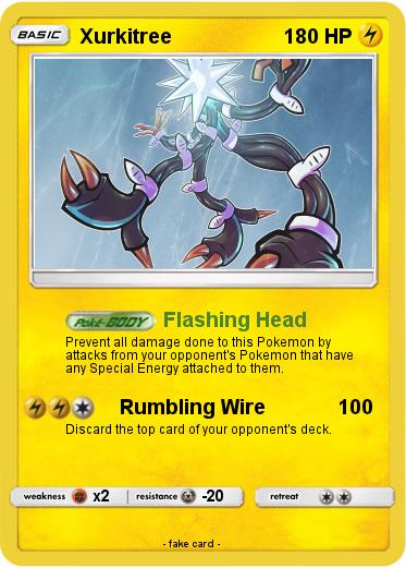 Pokémon Xurkitree 22 22 - Flashing Head - My Pokemon Card