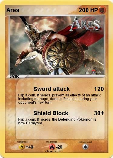 Pokémon Ares 369 369 - Sword attack - My Pokemon Card