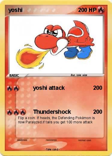 Pokémon yoshi 2341 2341 - yoshi attack - My Pokemon Card