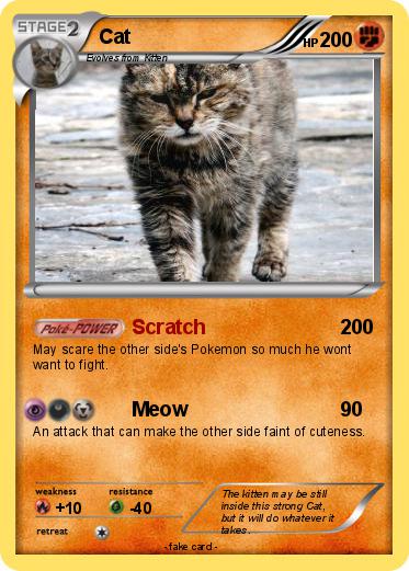 Pokémon Cat 2557 2557 - Scratch - My Pokemon Card