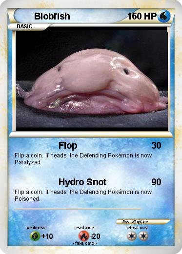Pokémon Blobfish 92 92 - Flop - My Pokemon Card