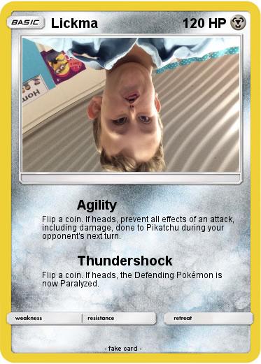 Pokémon Lickma - Agility - My Pokemon Card