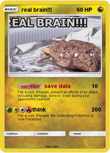 Pokémon real brain - save data - My Pokemon Card