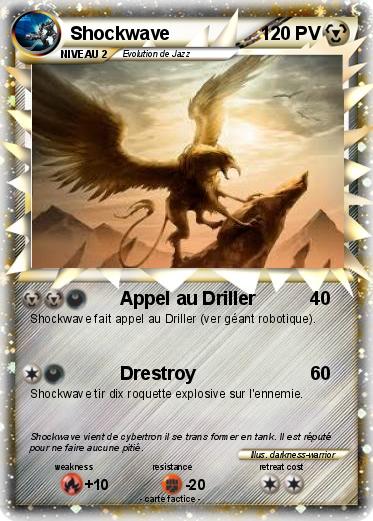Pokémon Shockwave 11 11 - Appel au Driller - Ma carte Pokémon