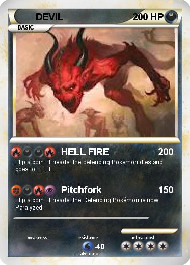Pokémon DEVIL 800 800 - HELL FIRE - My Pokemon Card