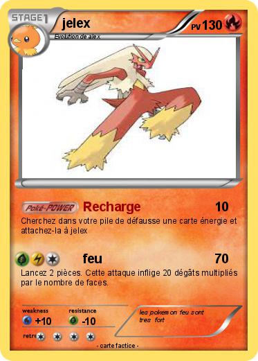 Pokémon jelex 1 1 - Recharge - Ma carte Pokémon