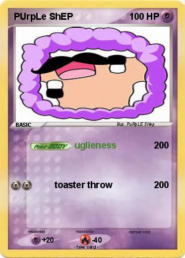 Pokémon PUrpLe ShEP 143 143 - uglieness - My Pokemon Card
