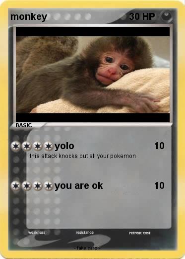 Pokémon monkey 1860 1860 - yolo - My Pokemon Card