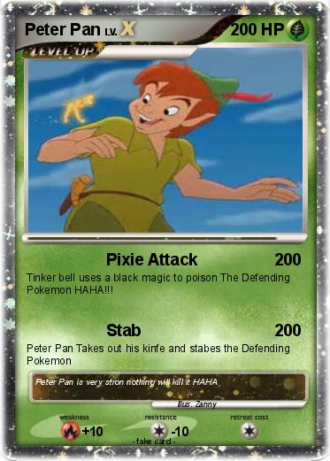 Pokémon Peter Pan 16 16 - Pixie Attack - My Pokemon Card