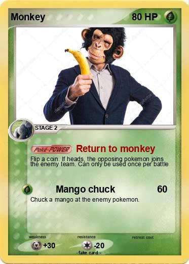 Pokémon Monkey 2127 2127 - Return to monkey - My Pokemon Card