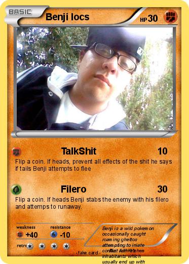 Pokémon Benji locs - TalkShit - My Pokemon Card