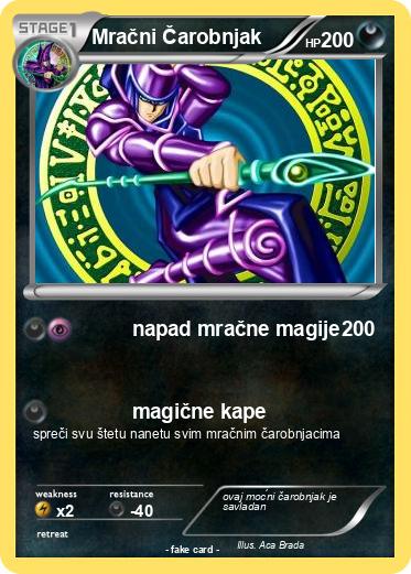 Pokémon Mracni Carobnjak 1 1 - napad mračne magije - My Pokemon Card