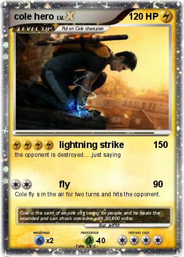 Pokémon cole hero - lightning strike - My Pokemon Card