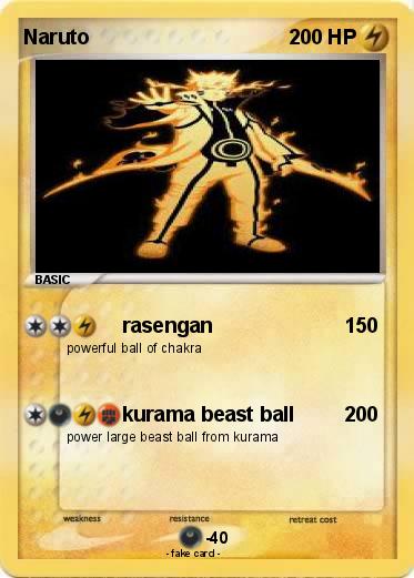 Pokémon Naruto 9769 9769 - rasengan - My Pokemon Card