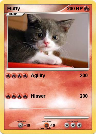 Pokémon Fluffy 411 411 - Agility - My Pokemon Card