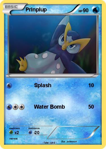 Pokémon Prinplup 130 130 - Splash - My Pokemon Card