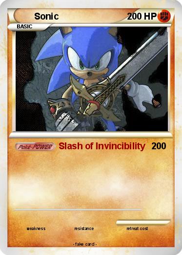Pokémon Sonic 7679 7679 - Slash of Invincibility - My Pokemon Card