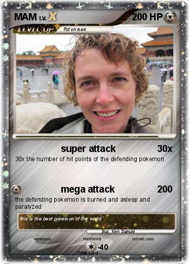 Pokémon MAM 21 21 - super attack - My Pokemon Card