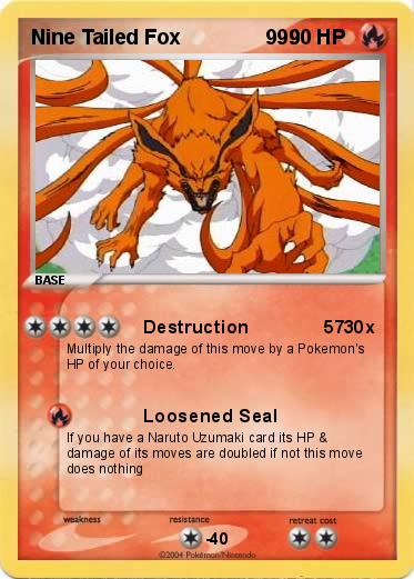 Pokémon Nine Tailed Fox 999 999 - Destruction 57 - My Pokemon Card
