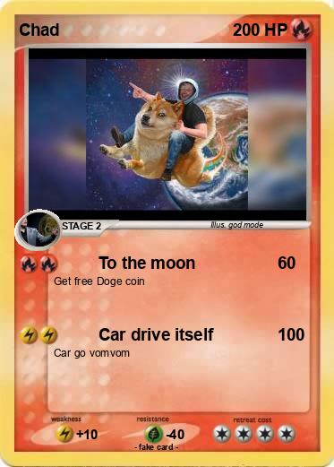Pokémon Chad 240 240 - To the moon - My Pokemon Card